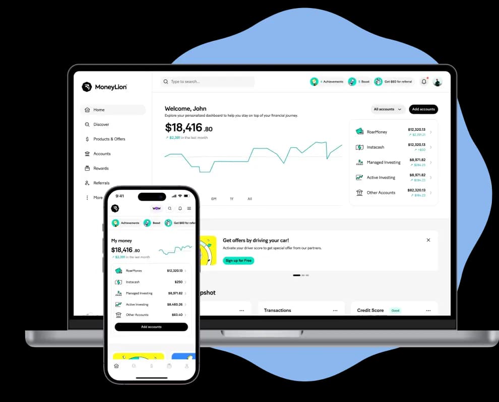 RoarMoney: Mobile Banking Made Easy | MoneyLion